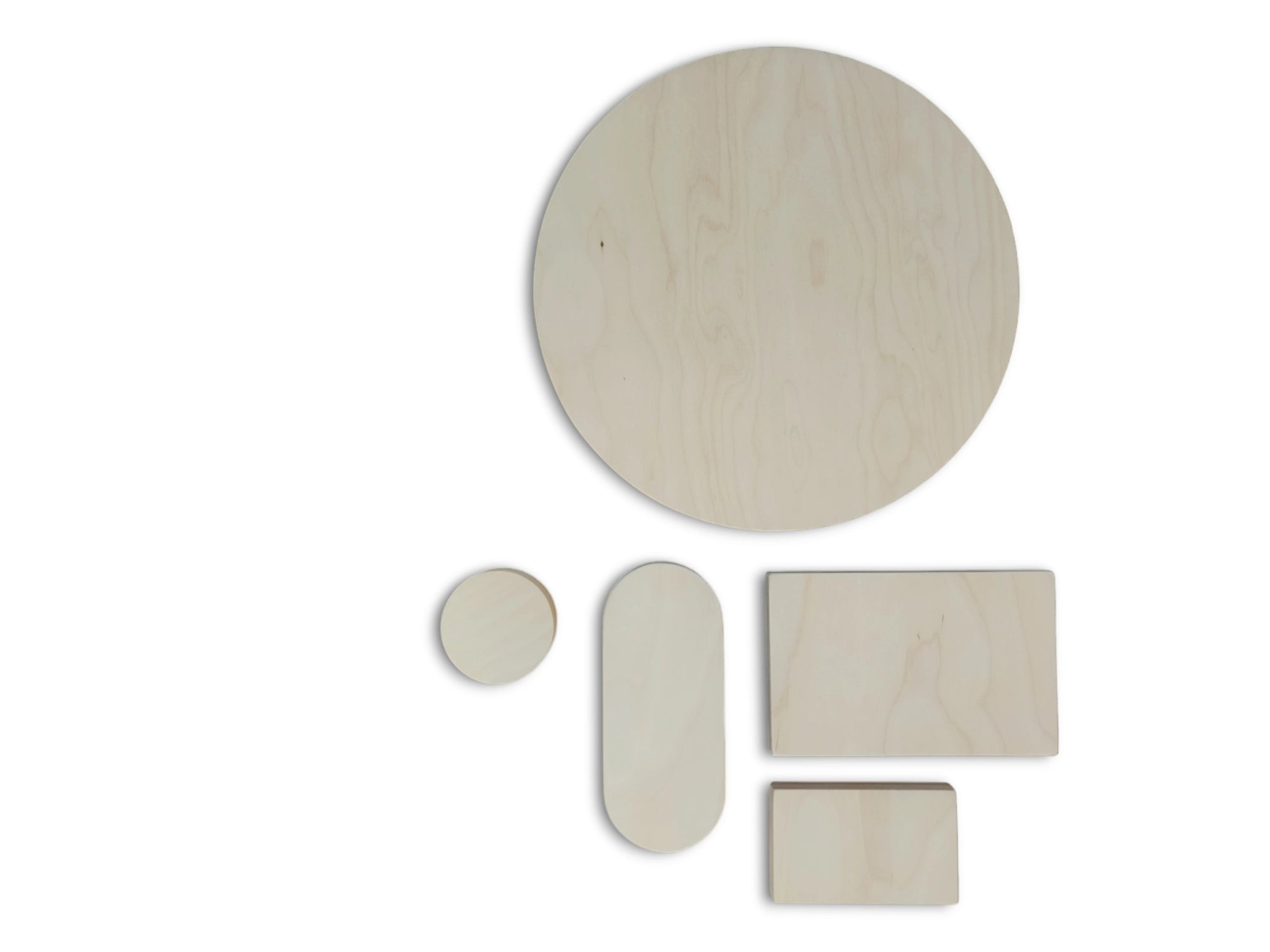 Birch wood panels – round&round